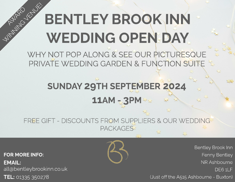 Hotel - Restaurant - Wedding Venue in the Peak District - Bentley Brook Inn